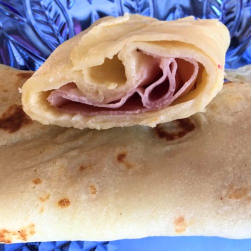 Classic French Crepes with Ham and Cheese - Vintage Kitchen Vixen